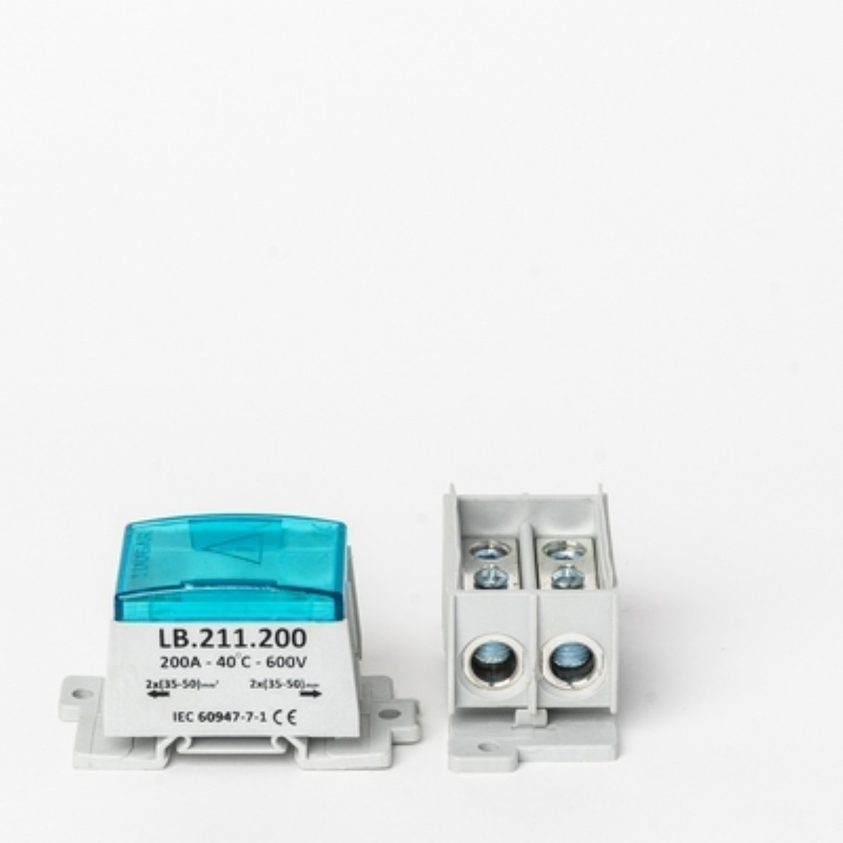 KABLO GİRİŞ ÇIKIŞLI | 2x50Mm2 GIRIS-CIKIS EK KLEMENS 200A | LB.211.200