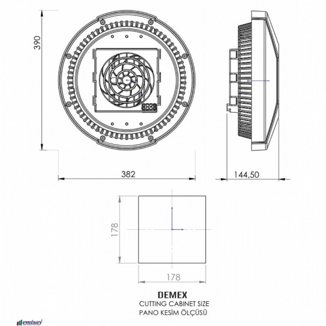LBR & DEMEX | CATI FANI DEMEX 1200 M3 | CFD.1200.230